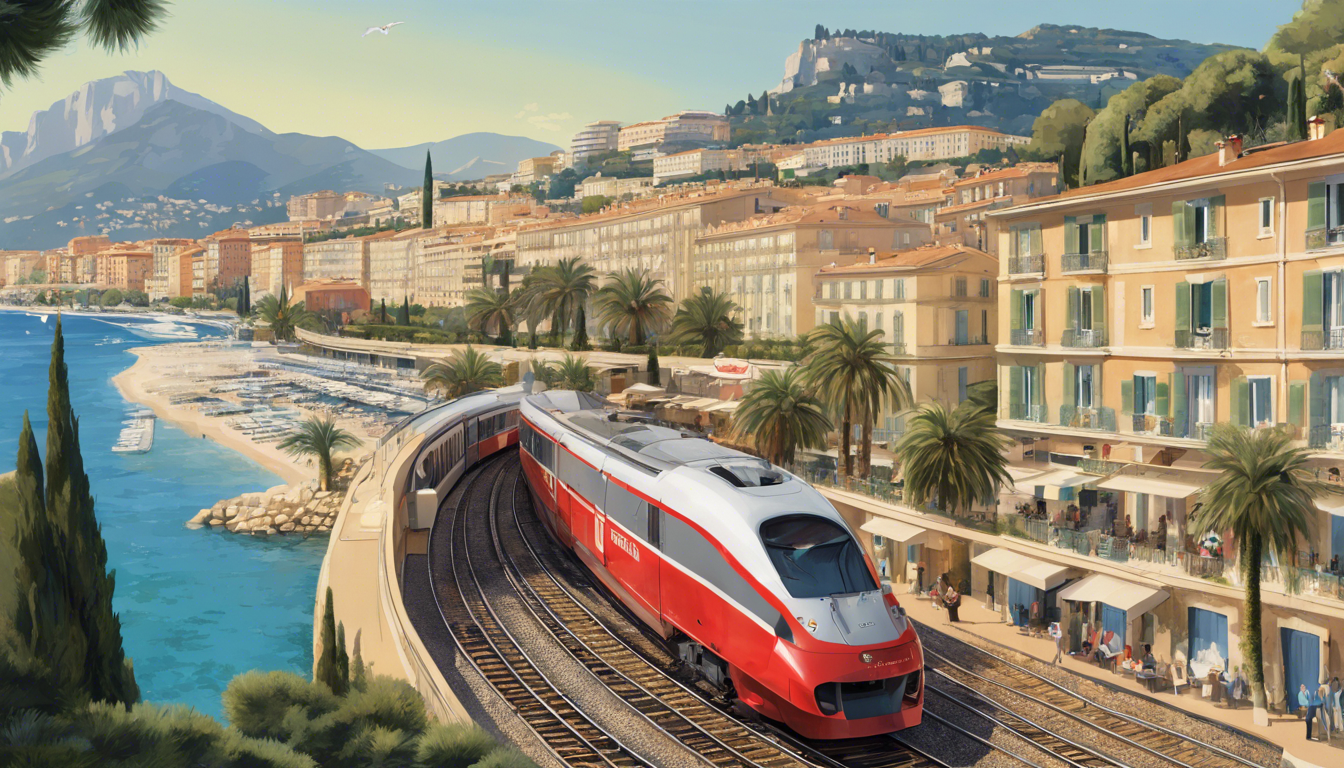 Le train Monaco-Nice : un voyage panoramique le long de la Côte d'Azur